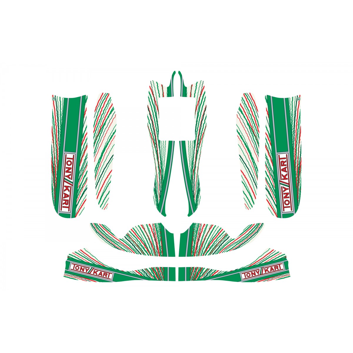 Tony Kart Stickers